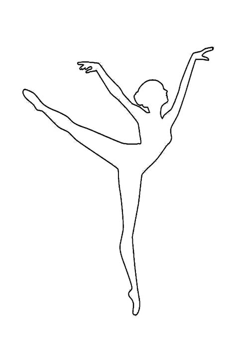 Балерины для срисовки шаблоны (Много фото!) - drawpics.ru