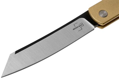 Böker Plus Zenshin, Brass 42 Slipjoint 01BO369 pocket knife ...