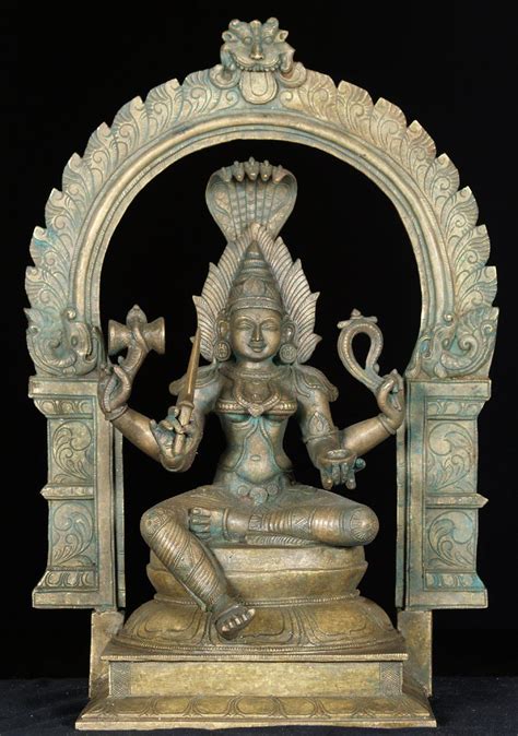 Bronze Shakti Statue 22" | Statue, Lotus sculpture, Historical sculptures