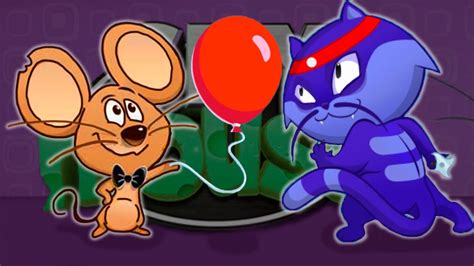 #4 Мышка воришка и Коты НИНЗЯ в игре SPY MOUSE - YouTube
