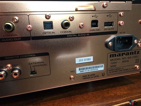 Marantz SA-10S1 Reference SACD/CD player w/USB DAC (Current flagship ...