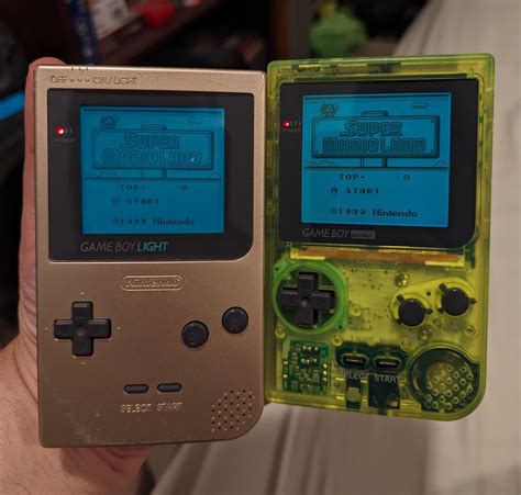 GBP trying to look like a GBL beside a GBL : r/gameboymods