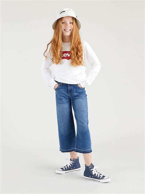 Levis Cropped Wide Leg - Magasin YNG