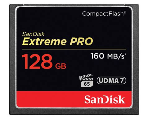 Sandisk CF Extreme Pro 128 GB (160 MB/s) : Caratteristiche e Opinioni ...