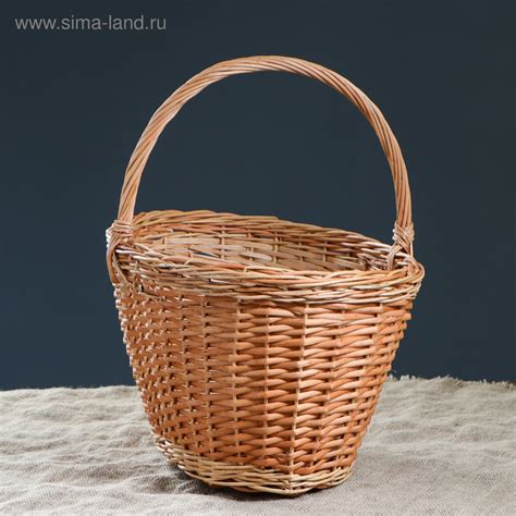 Корзинка маленькая плетеная: Купить маленькую плетеную корзинку недорого