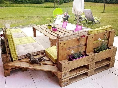 Набор мебели на террасу | Mobili fai da te giardino, Divano pallet fai ...