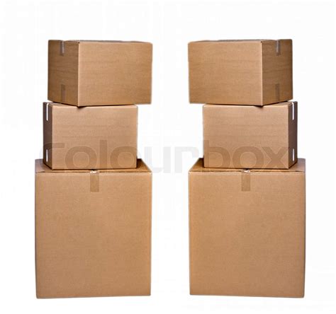 Stapel von Kartons | Stock Bild | Colourbox