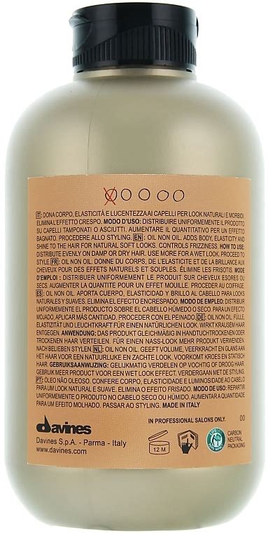 Davines Oil Non Oil More Inside - Oil Non Oil for Natural Styling ...