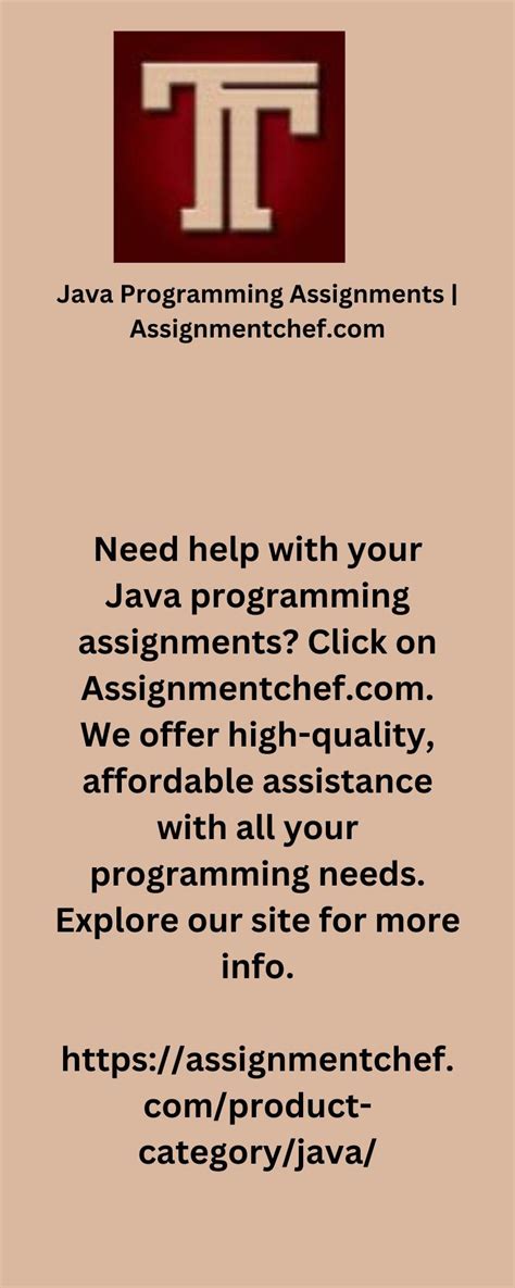 Java Programming Assignments | Assignmentchef.com - assignmentchef - Medium