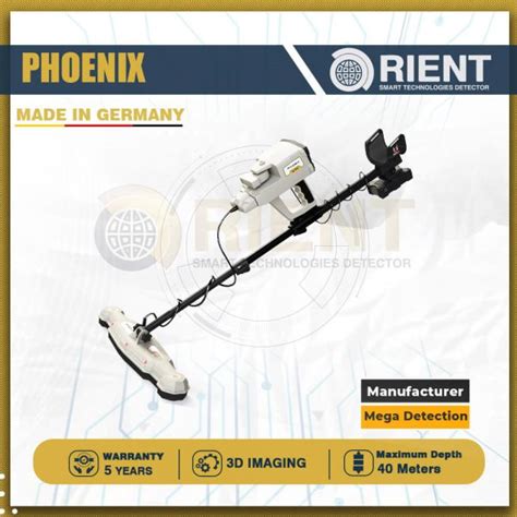 Phoenix Metal Detector 3D Ground Scanner - 3 Search Systems