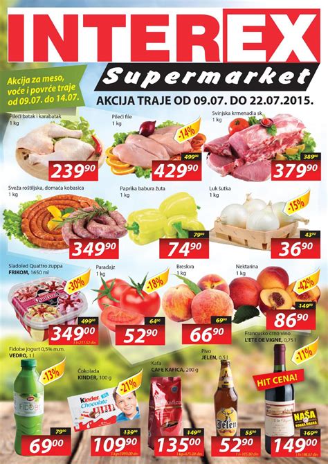 Interex katalog supermarket od 09 22 07 2015 by Catalog.rs - Issuu