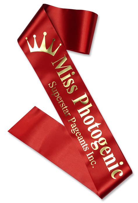 Princess Crown Personalised Pageant Sash - Frosts Rosettes