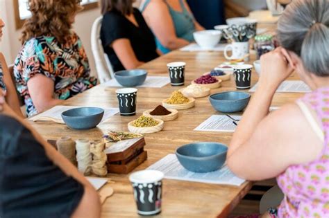 Premium Photo | Soap creation workshop crafted soap workshop women ...