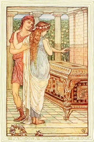 Ящик Пандоры | Walter crane, Illustrators, Wonder book