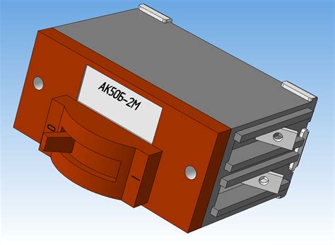Автоматический выключатель АК50Б-2М - Чертежи, 3D Модели, Проекты ...