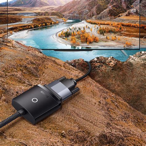 Видеоадаптер Baseus Lite HDMI - VGA - купить по 4 800 ₸ | Baseus Kazakhstan