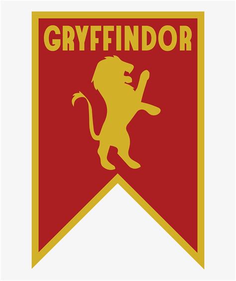 Gryffindor Flags , transparent png download | Gryffindor, Harry potter ...