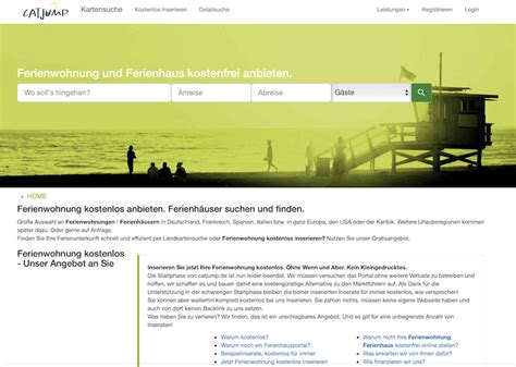 Ferienwohnung auf CATJUMP inserieren - So einfach gehts