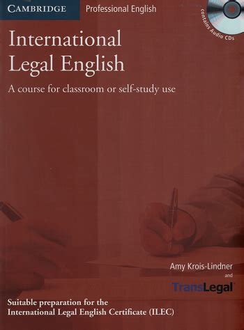 International Legal English + CDs - Raamatud - EXLIBRIS