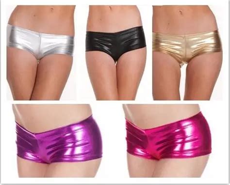 Женские кожаные шорты-боксеры | AliExpress