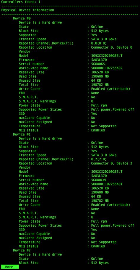 Linux Check The Health of Adaptec RAID array - nixCraft