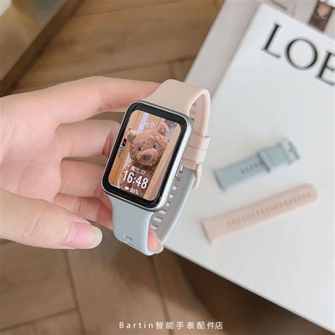For Huawei Band 9 8 7 6 Strap Versatile Soft Dual Color Silicone Watch ...