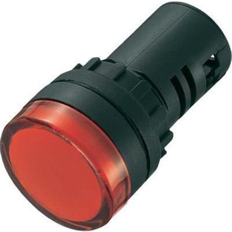 Led signal light ad16-22ds / 230v / r red 230 v / ac 20 ma 1 pc (s ...