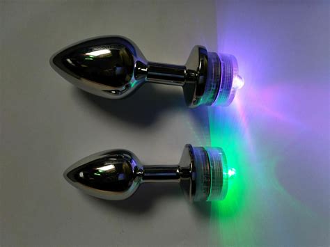 Butt Plugs Anal Plug Buttplug Sex Toys Massage Plug With Colorful Light ...