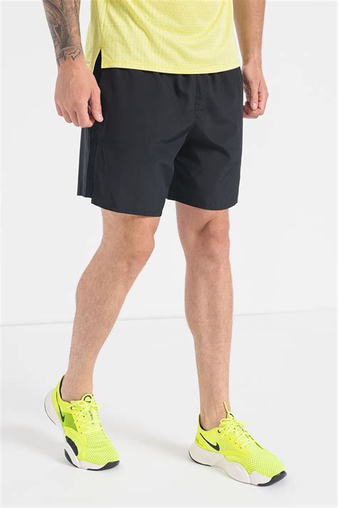 Nike, Бермуди с Dri Fit Challenger за бягане, Черен, L - eMAG.bg