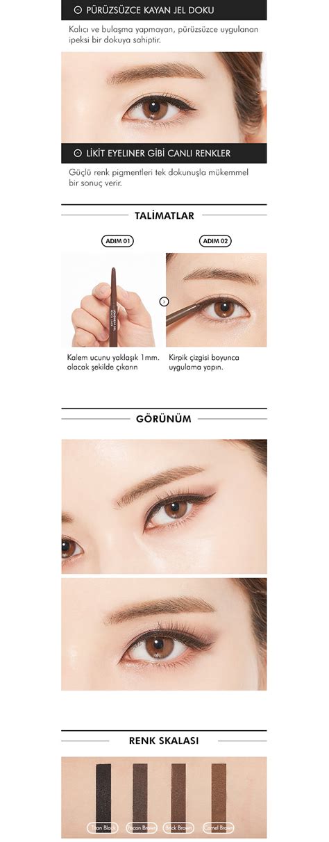 Missha Longwear Gel Pencil Liner (Brick Brown)