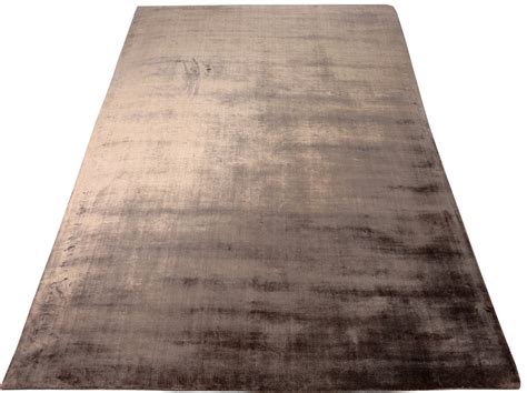 Ручной ковер Лакшери однотонный цвет венге, Индия | BB Carpets