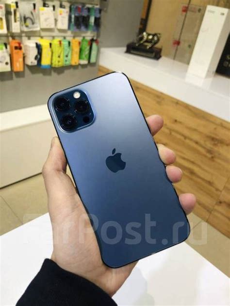 Apple iPhone 12 PRO 128GB, 6.10", моноблок, белый, серый, синий, б/у, в ...