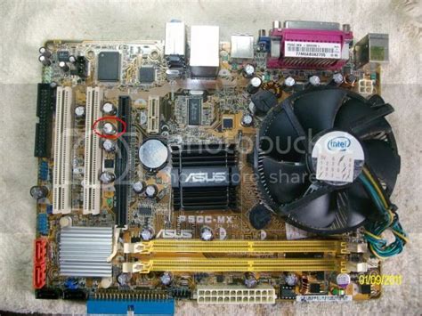 FAsT_ClicK Repair Shop: ASUS P5GC-MX no display or beep sound done!