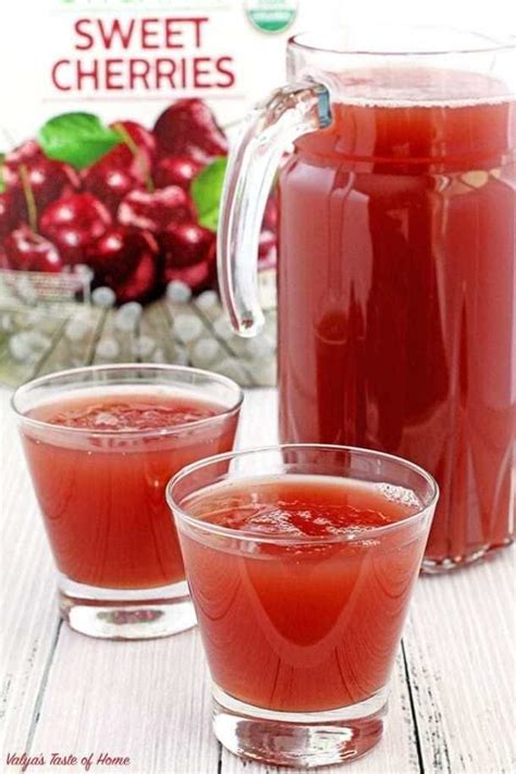 Cherry Kisel Recipe - Valya's Taste of Home in 2020 | Fruit drinks ...