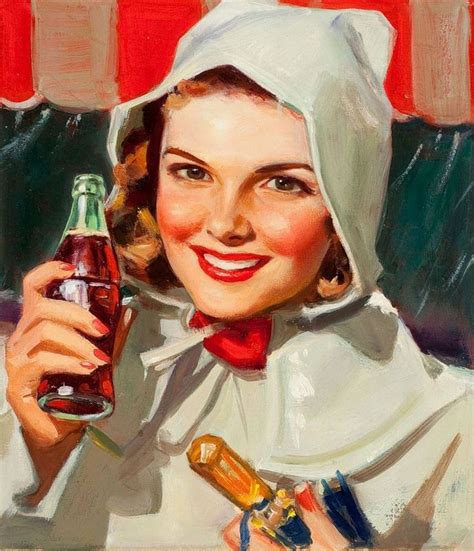 AMERICAN ILLUSTRATOR | Пинап, Кока-кола, Плакат