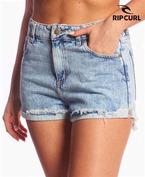 Rip Curl Argentina - Short Rip Curl Mid Frayed Blue