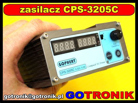 CPS-3205C zasilacz warsztatowy 0-30V 0-5A GOPHERTC