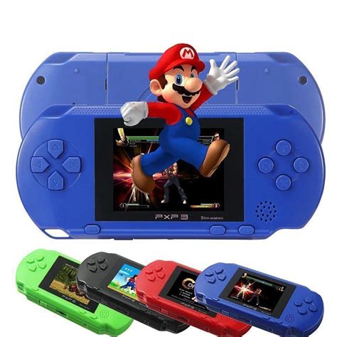 16 Bit PXP3 Slim Station Video Games Player Handheld Game With 2pcs ...