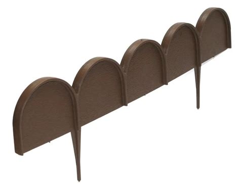 Садовый бордюр PROSPERPLAST Garden Line IKRA-R222 коричневый - Mebli V ...