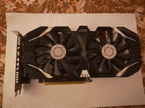 (198) Grafická karta MSI GTX 1060 3GT OC TOP | Aukro