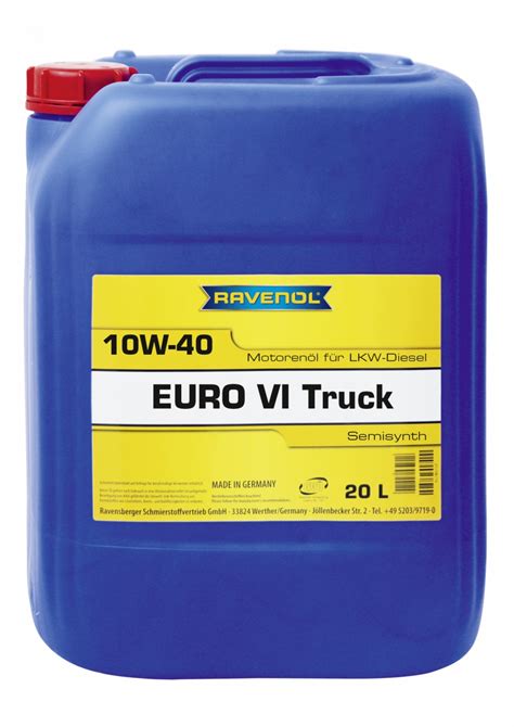 Ravenol UK - RAVENOL EURO VI Truck 10W-40