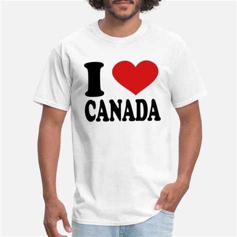 Shop I Love Canada T-Shirts online | Spreadshirt