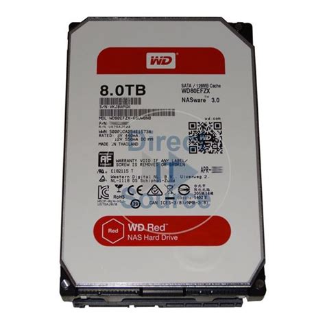 WD WD80EFZX-68UW8N0 - 8TB 5.4K SATA 6.0Gbps 3.5" 128MB Cache Hard Drive