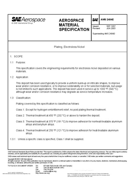 AMS 2404= | Corrosion | Building Materials | Free 30-day Trial | Scribd