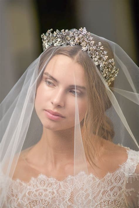 Wedding Crown Veil, Wedding Vail, Bride Crown, Bride Veil, Bride ...