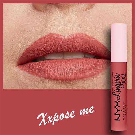 NYX - Lip Lingerie Matte Liquid Lipstick xxl - Xxpose Me – Makeup City ...
