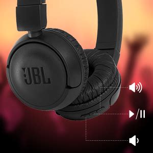 JBL T460BT by Harman, Wireless On Ear Headphones with Mic, Pure Bass ...