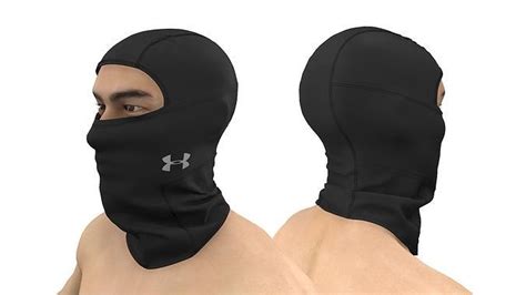 UA Ski Mask Black 3D model | CGTrader