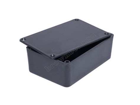 Корпус для РЭА пластиковый 76 х 50 х 27 мм, черный BOX-1 купить в ...