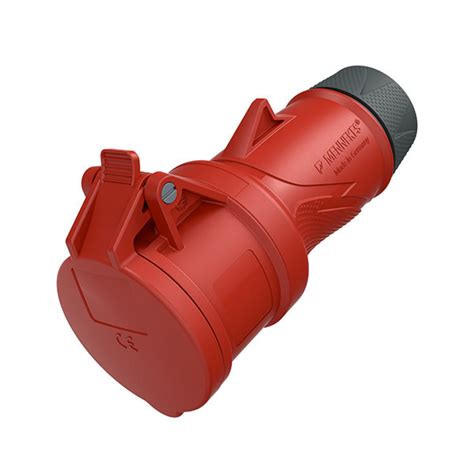 14516 | Mennekes | Red 415V 32A 4 Pin Connector | IP54 Rated | Superlec ...